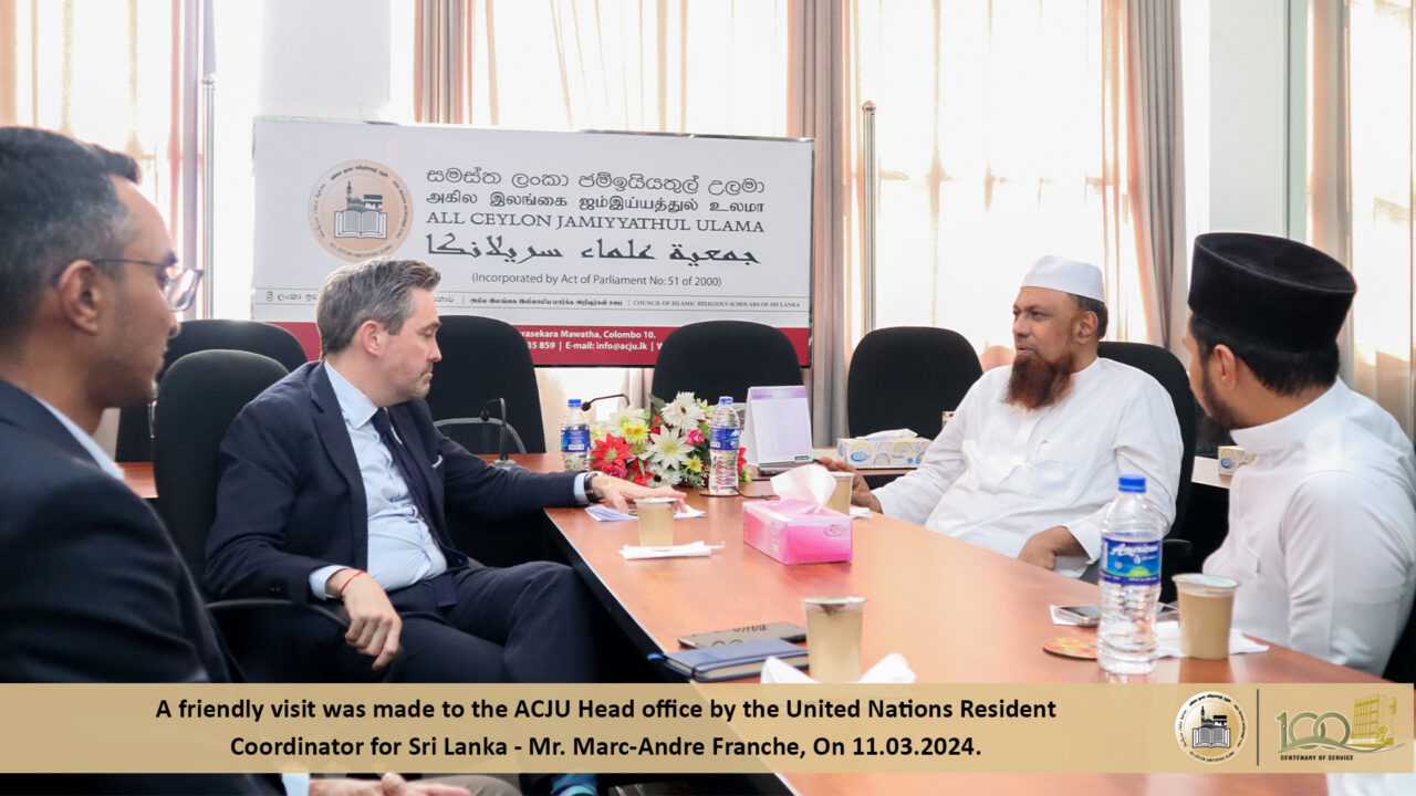 United Nations Resident Coordinator for Sri Lanka, Mr. Marc-Andre ...